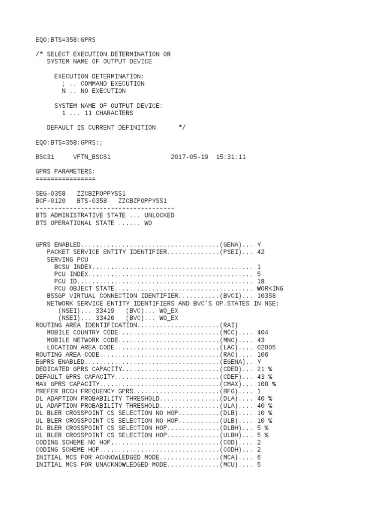 CS3 Uplink Configuration Overview | PDF | General Packet Radio Service ...
