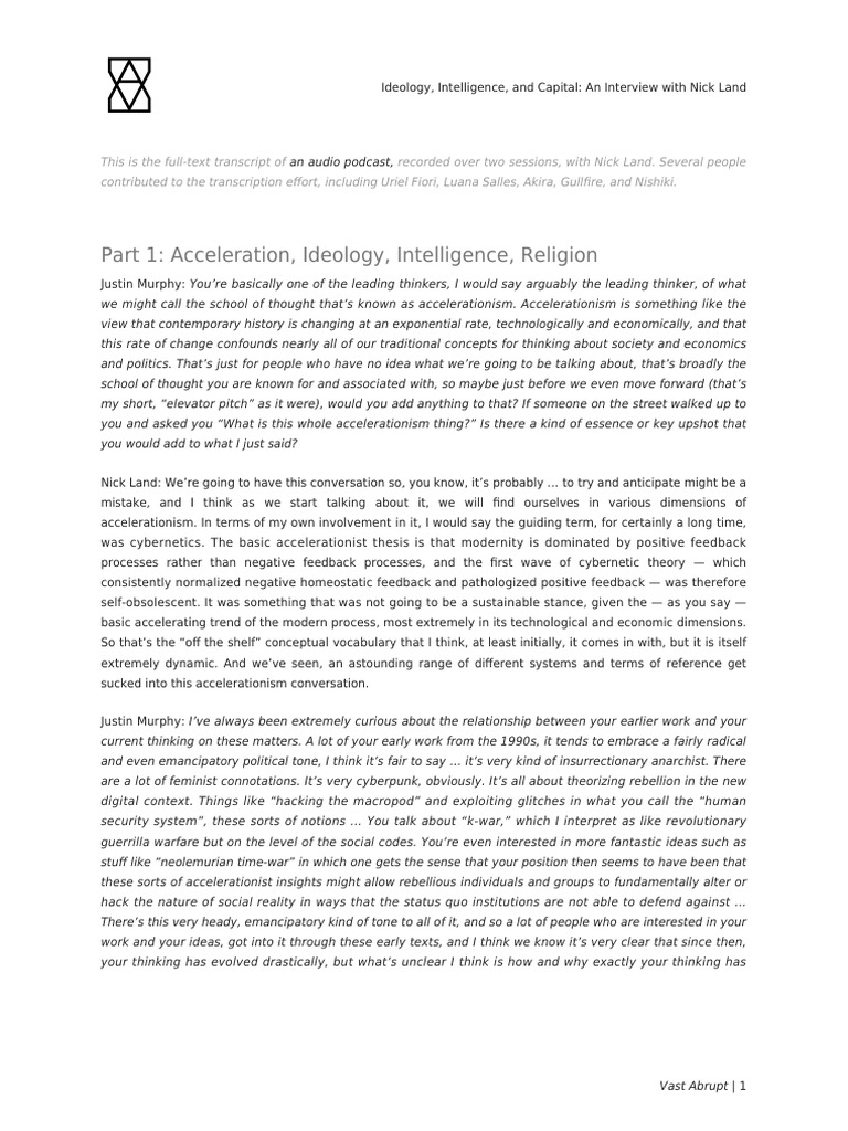 Accelerationism Unveiled | PDF | Technological Singularity | Artificial ...