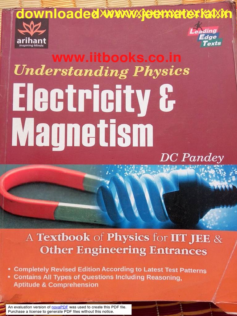 DC Pandey Electricity and Magnetism | PDF | Application Software ...