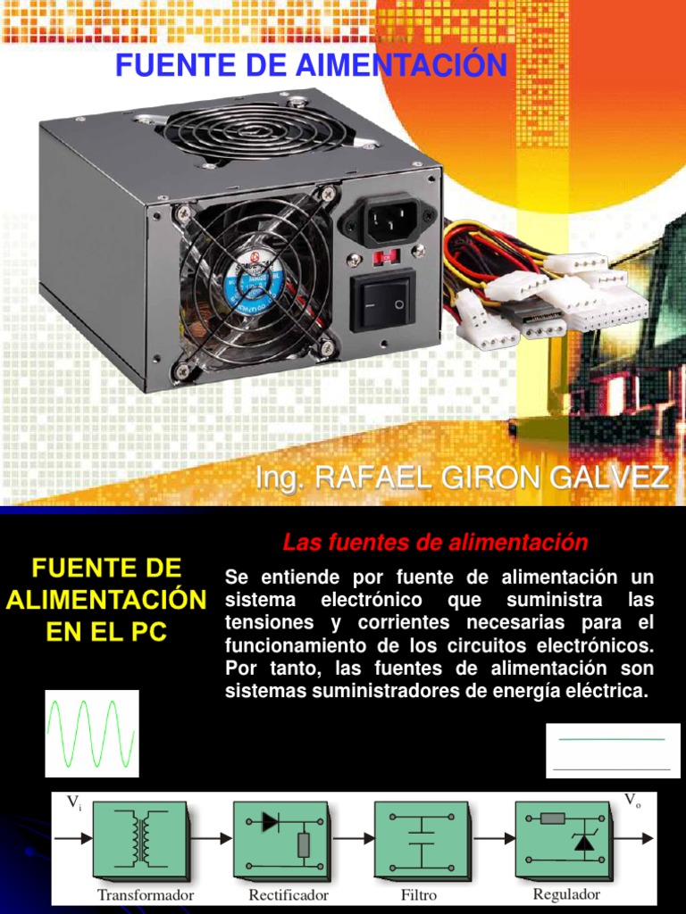 Fuente de Poder de Una PC | PDF | Transformador | Rectificador