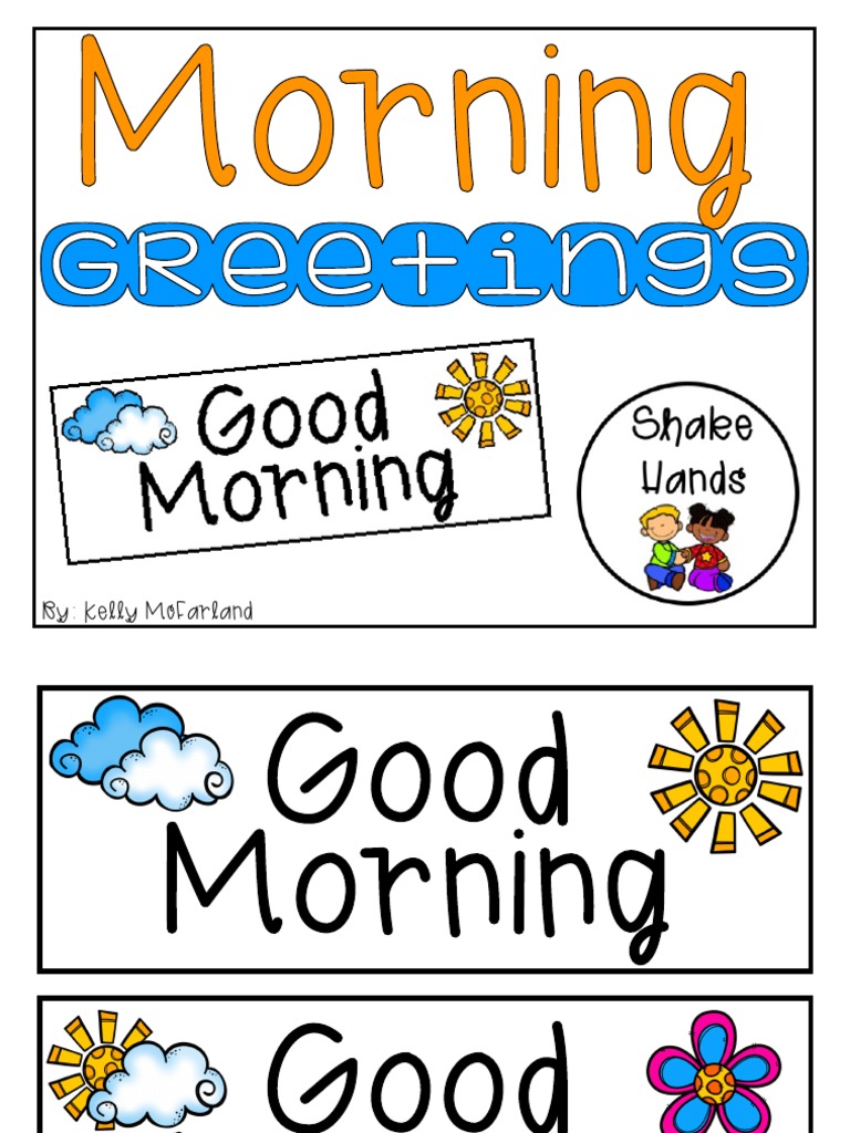 MorningGreetingsFreebie2018 PDF | PDF | Career & Growth | Self-Improvement