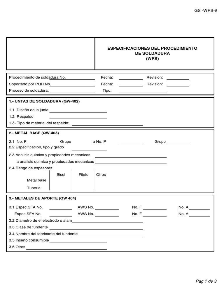 Wps QW 482 | PDF | Soldadura | Construcción