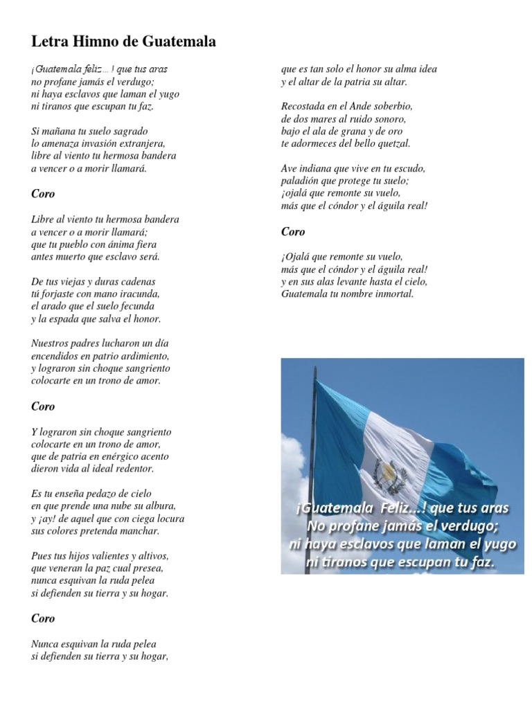 Himnos de Guatemala
