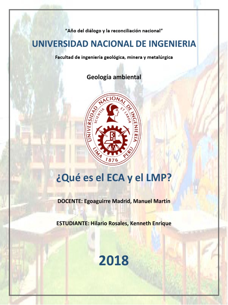 Informe Eca y LMP | PDF | Naturaleza