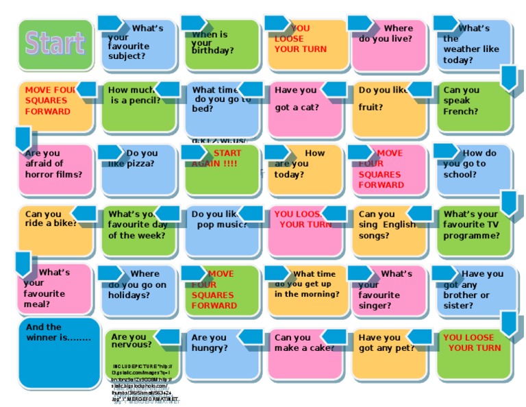 The Present Simple Game | PDF