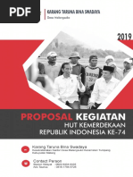 Contoh Proposal HUT RI 79 | PDF
