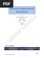 BRD Sample | PDF | Use Case | Data Model