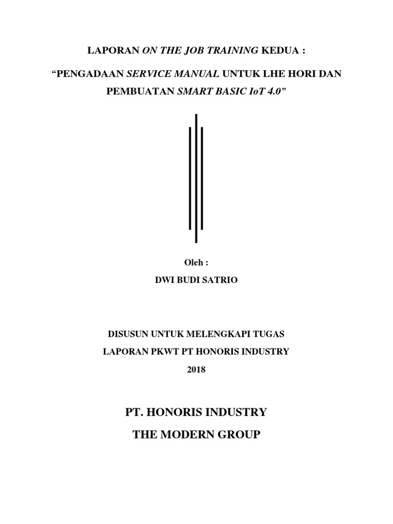 Draft Laporan PKWT Kedua | PDF