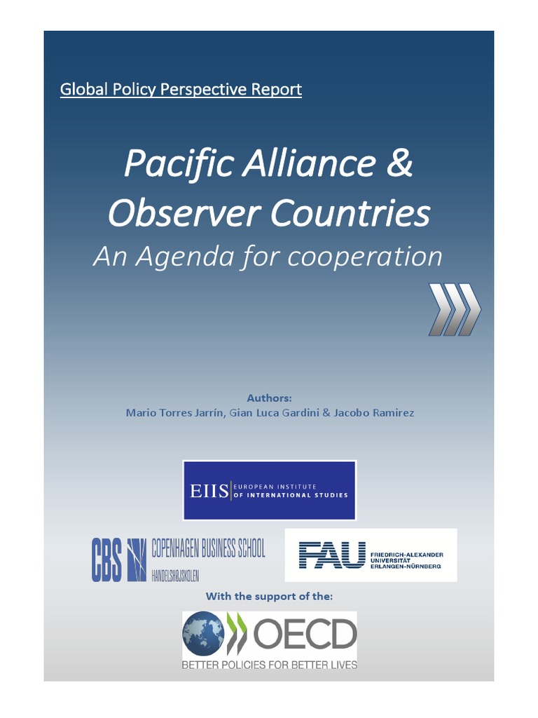 Pacific Alliance | PDF | Regional Integration | Science, Technology ...