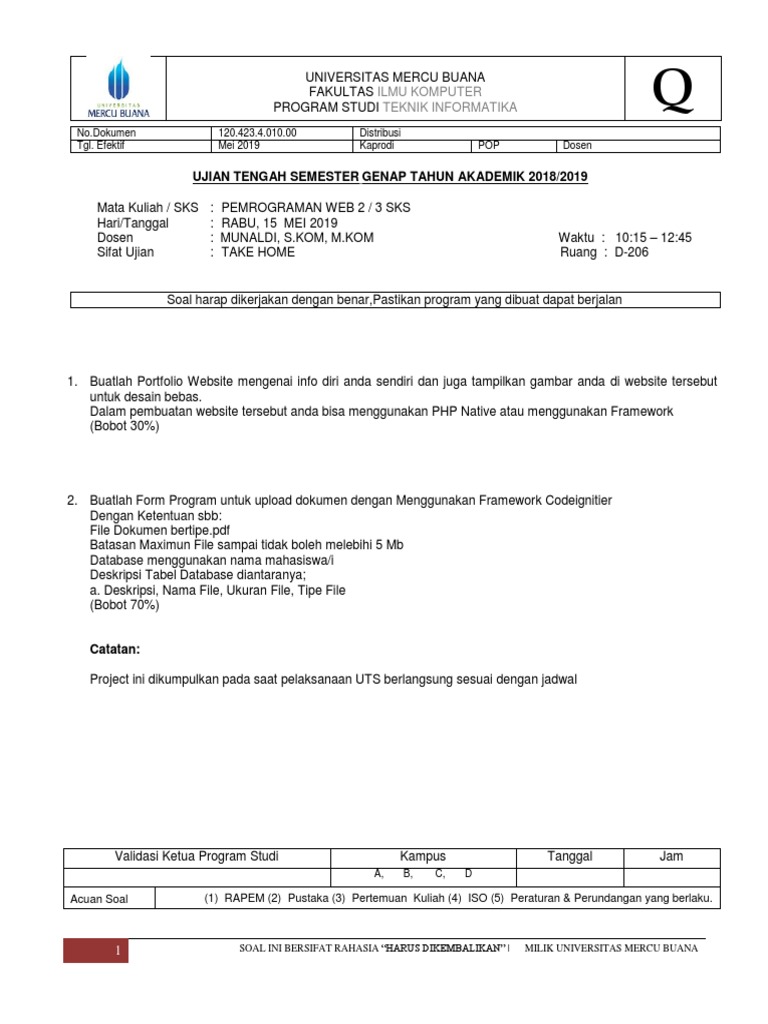Uts Pemrograman Web 2 | PDF