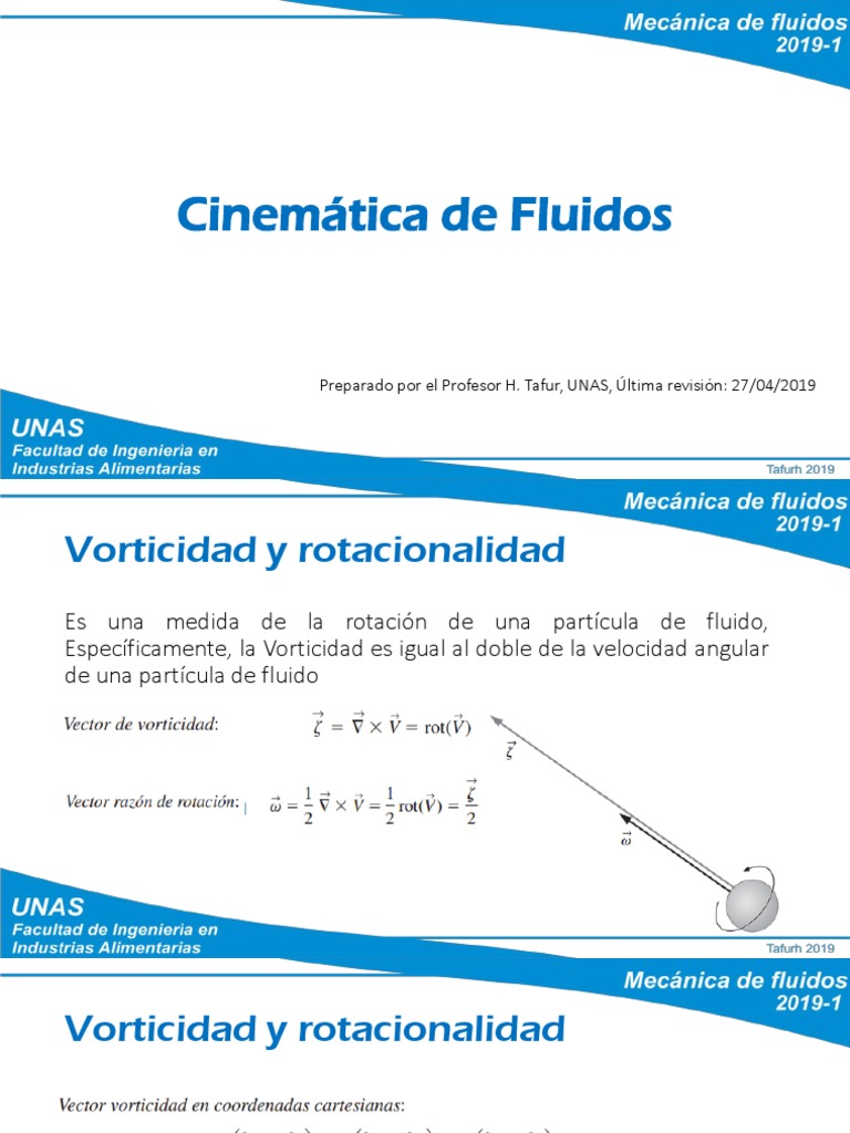 Cinematica de Fluidos | PDF