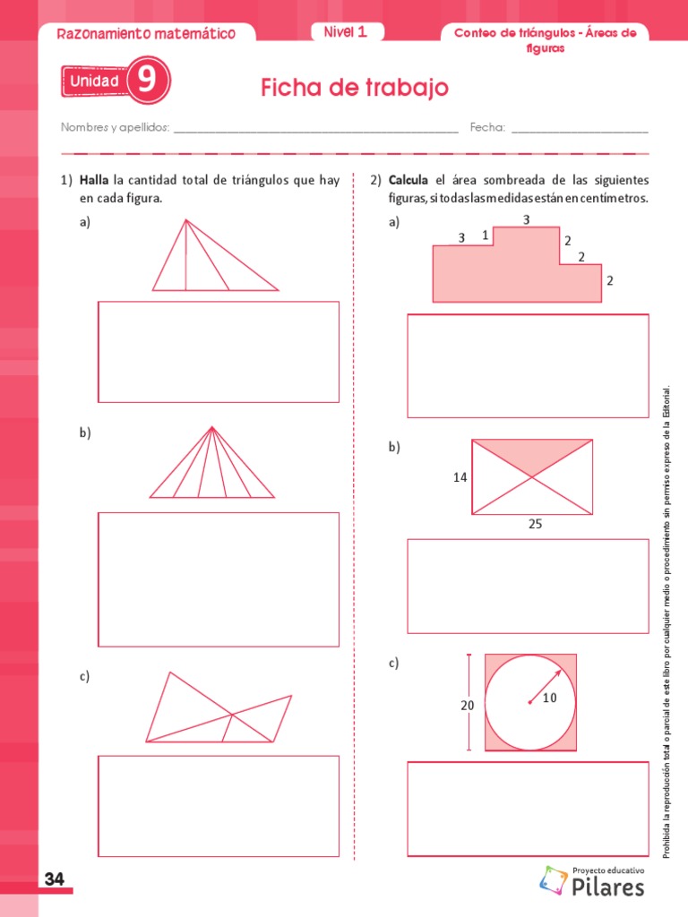 Razonamiento Matemático - 4to Grado - Unidad 9 (SR) PDF | PDF ...