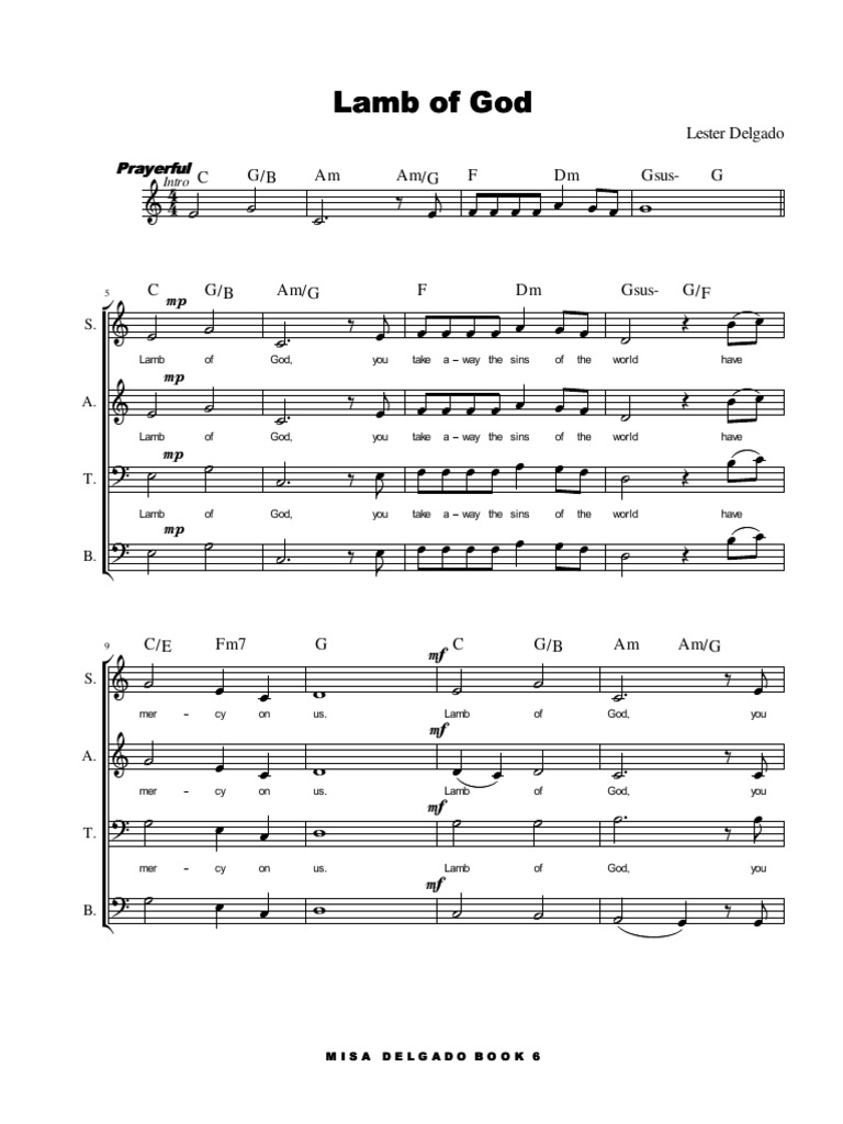 Lamb of God - Lester Delgado PDF | PDF | Religious Behaviour And ...