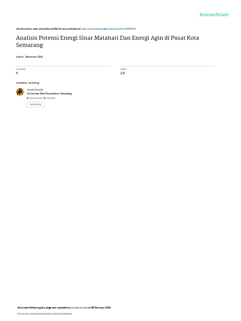 Sema Rang | PDF | Photovoltaics | Sustainable Technologies