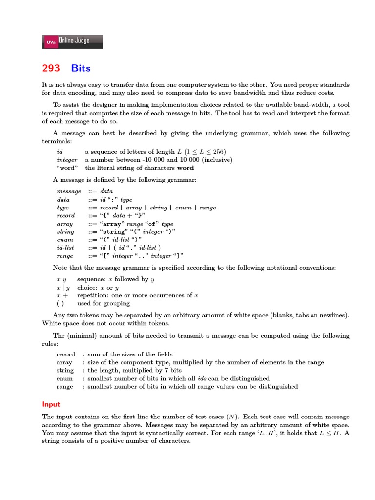 Id L 256) Integer: Input | PDF | Identifier | String (Computer Science)
