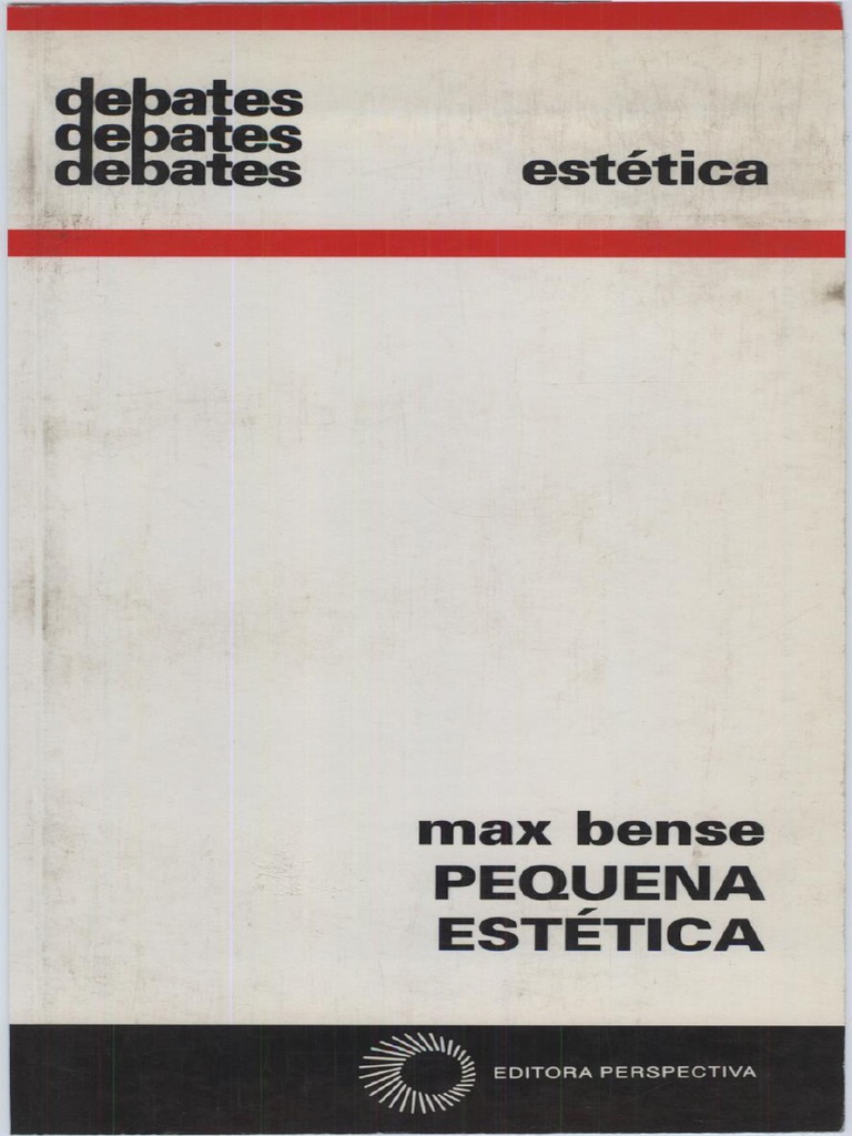 Pequena Estética - Max Bense PDF | PDF