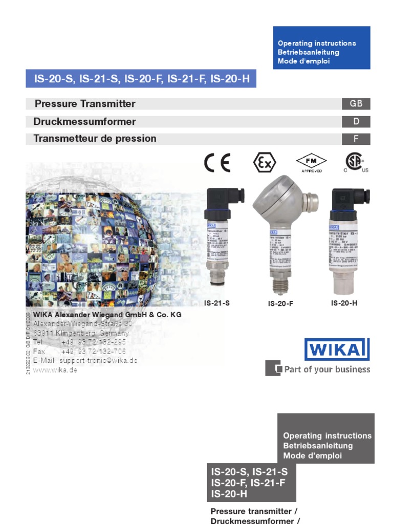 Spesifikasi Sensor WIKA | PDF | Electrical Connector | Electrical Wiring