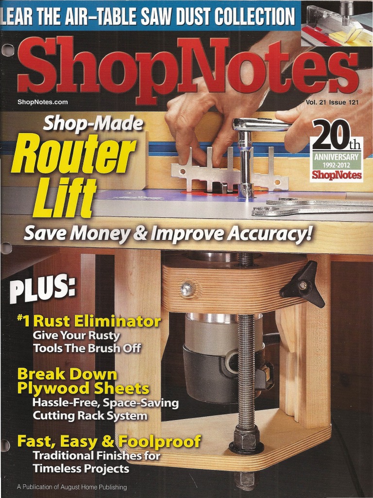 ShopNotes No. 121 Full | PDF | Woodworking | Crafts