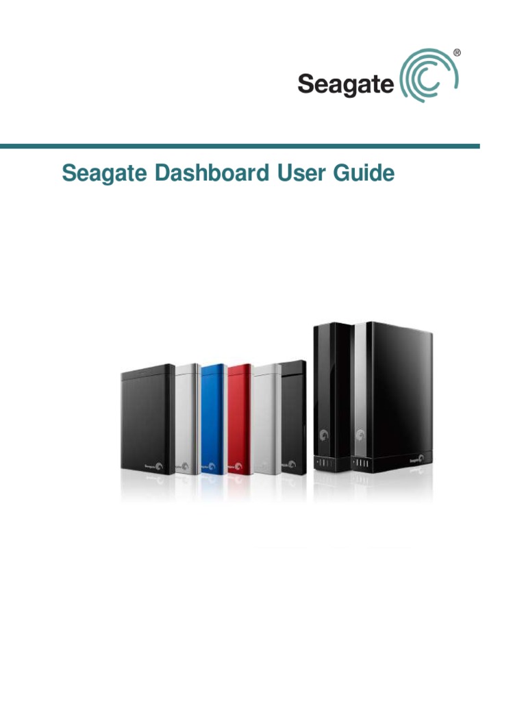 Seagate Dashboard User Guide | Download Free PDF | Social Networking ...