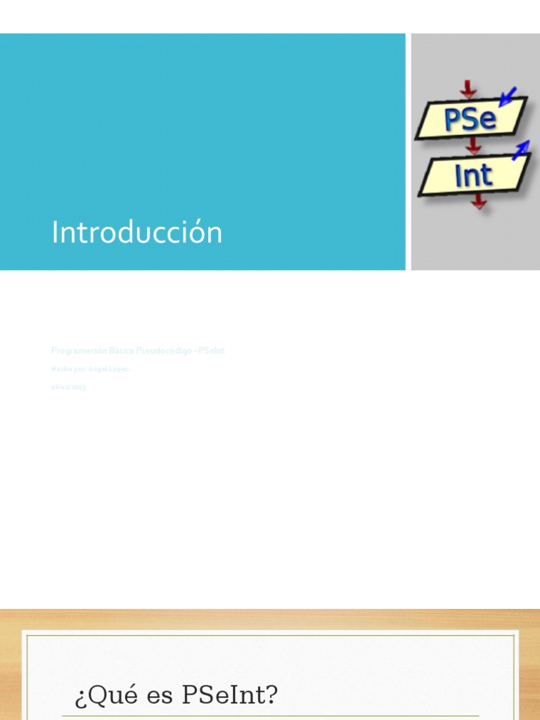 Programacion Basica Pseudocodigo PSeInt | PDF | Lenguaje de programación | Algoritmos