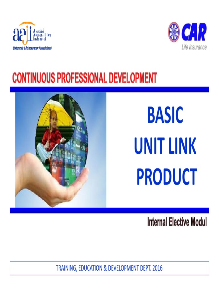 Materi Basic Unit Link Product d02b5839 5d0a 41ac A00e 5c3b6e4697a2 | PDF