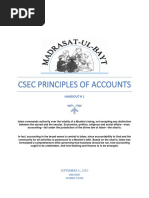 Balance Sheet Format For CXC | PDF