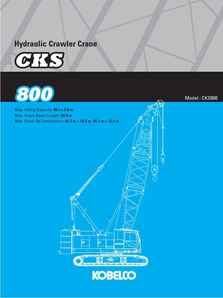 Cks 800 Spec | PDF | Crane (Machine) | Mechanical Engineering