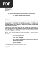 Pan Card Surrender Letter | PDF