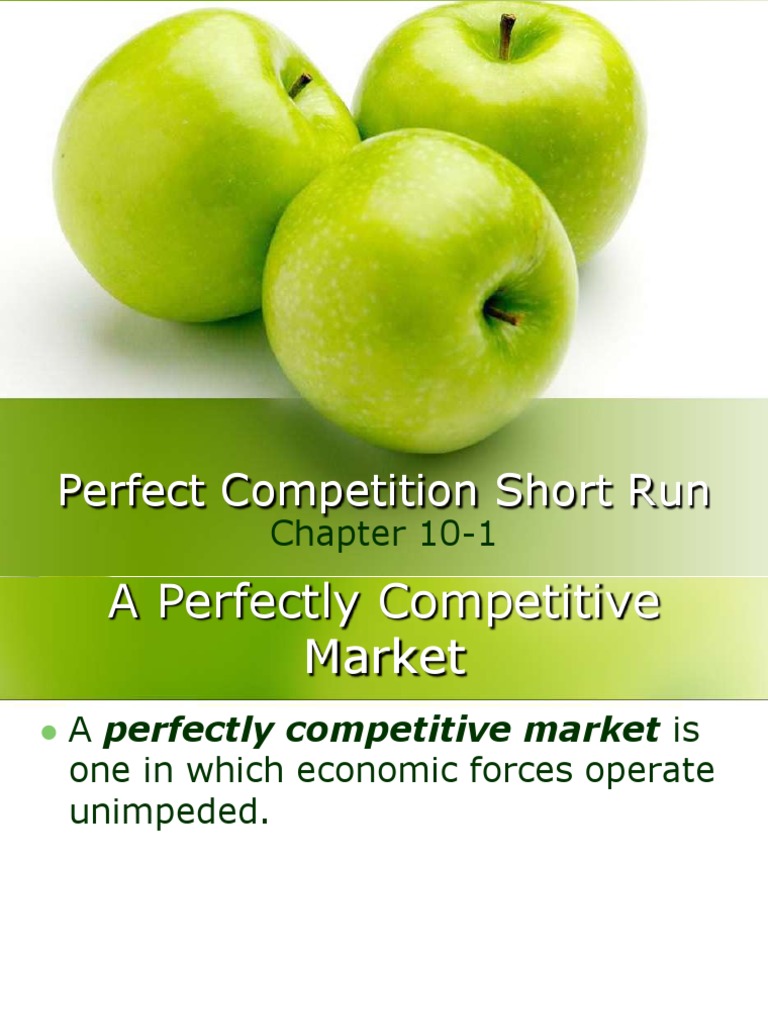 Perfect Competition Short Run: Chapter 10-1 | PDF | Perfect Competition ...