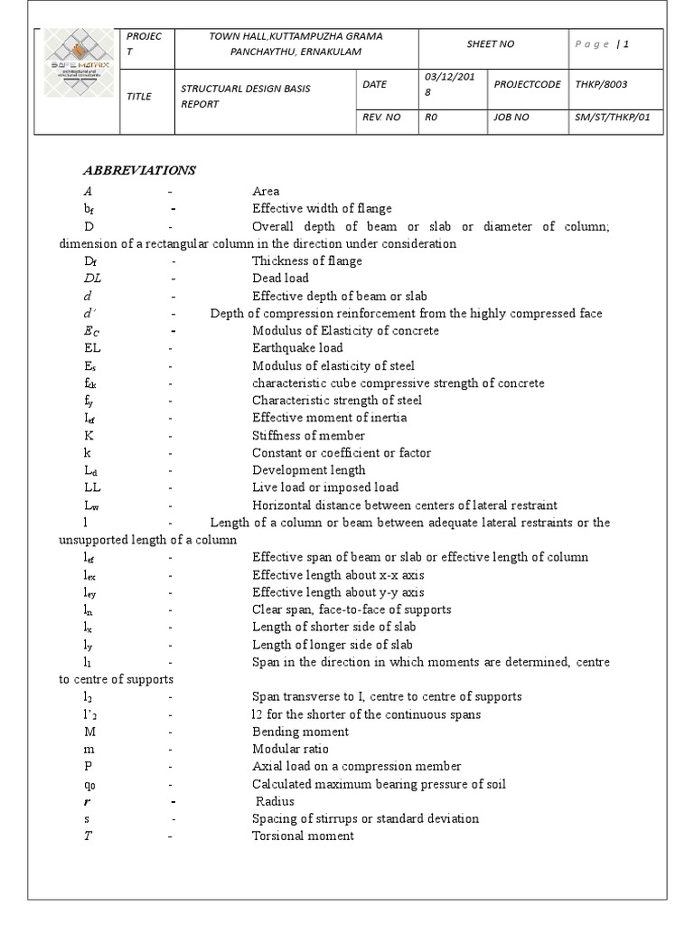 Structural Design Report - Auditorium | PDF | Structural Load | Bending