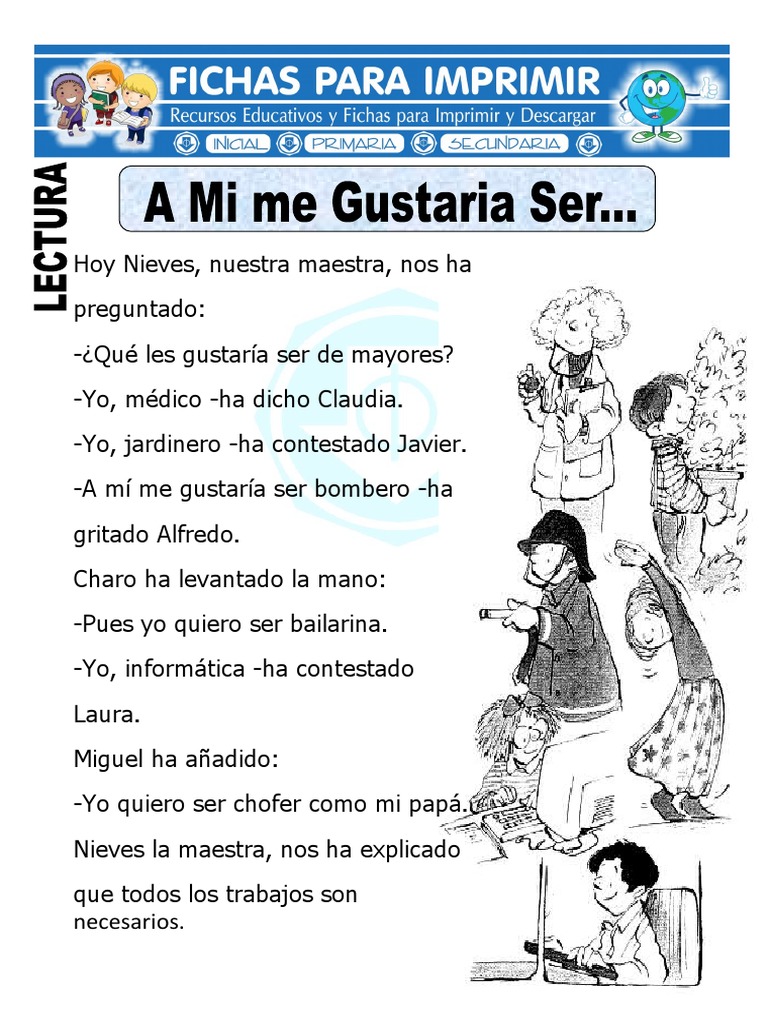 Lectura y Comprensión para Primer Grado | PDF | Relaciones personales ...