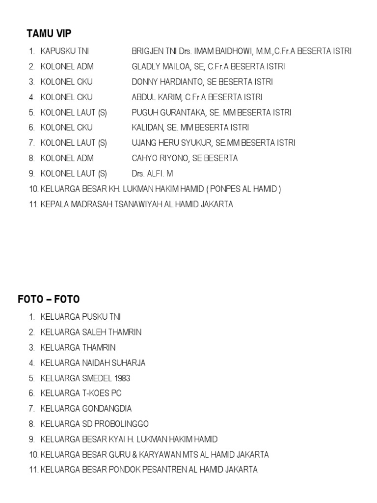 Tamu Vip | PDF | Perjalanan | Sains & Matematika