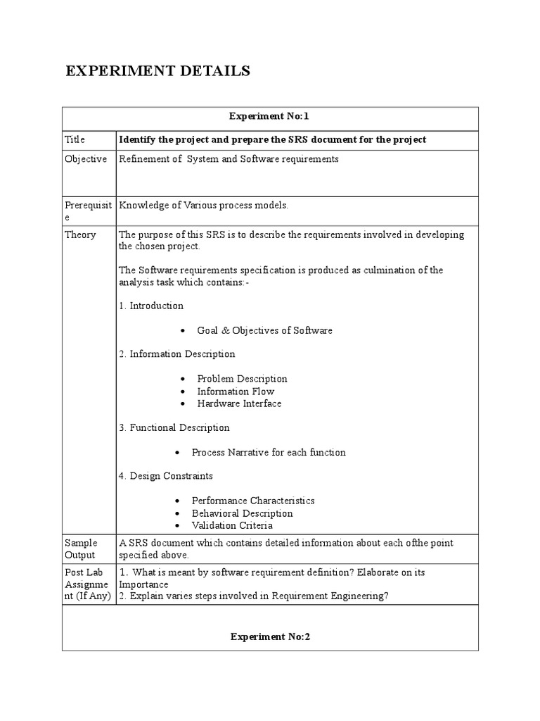 Experiment Details - 1-4 | PDF | Unified Modeling Language | Use Case