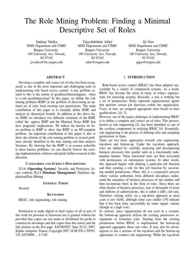 Roles of Data Mining | PDF | Top Down And Bottom Up Design | Cluster ...