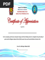 PNP Vision: Loyalty Pledge | PDF | Courage | Police