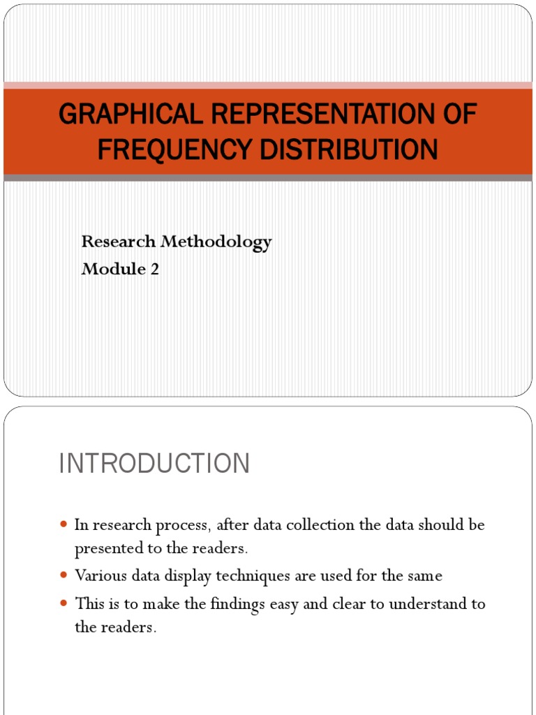 Graphical Representation of Frequency Distribution: Research ...