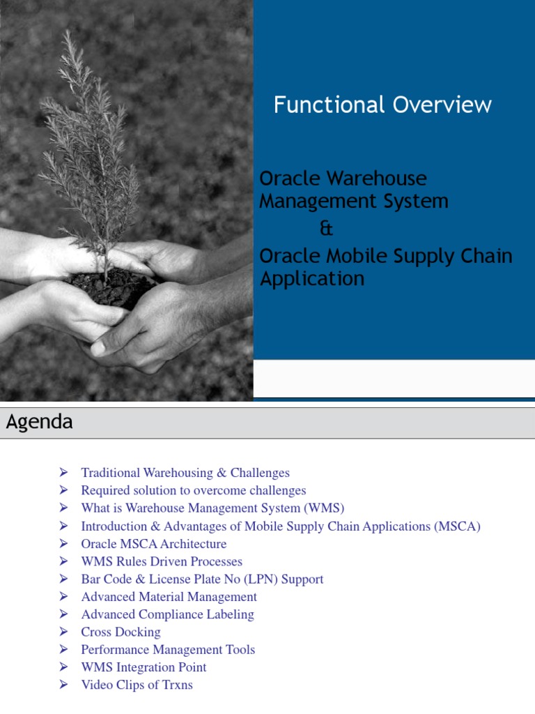 Functional Overview: Oracle Warehouse Management System & Oracle Mobile ...