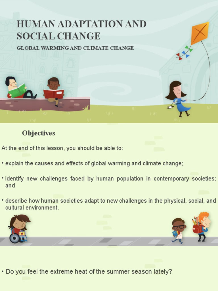 Human Adaptation and Social Change | PDF | Global Warming | Climate Change