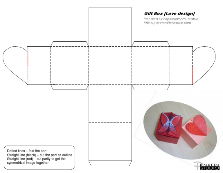 Gift Box Layout Love PDF | PDF