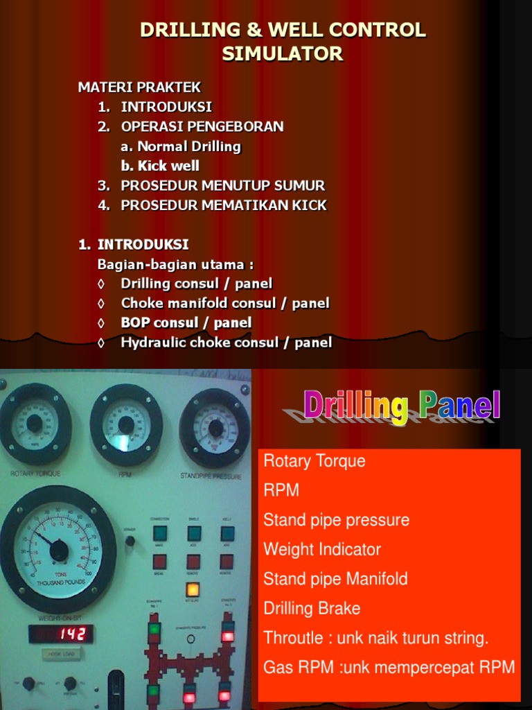 DRILLING & WELL CONTROL Simulator | PDF