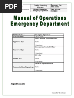 Er Manual | PDF | Emergency Department | Cardiopulmonary Resuscitation