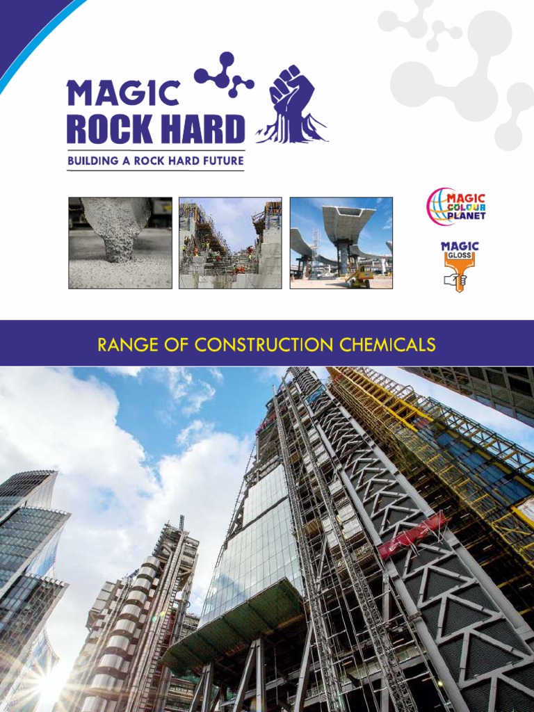 MAGIC ROCK HARD Construction Chemicals Brochure | PDF