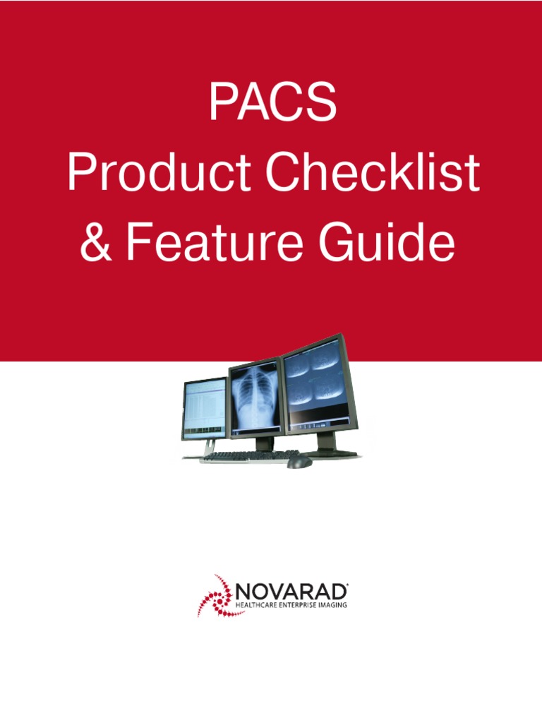 Pacs Product Checklist & Feature Guide | PDF | Digital Technology ...
