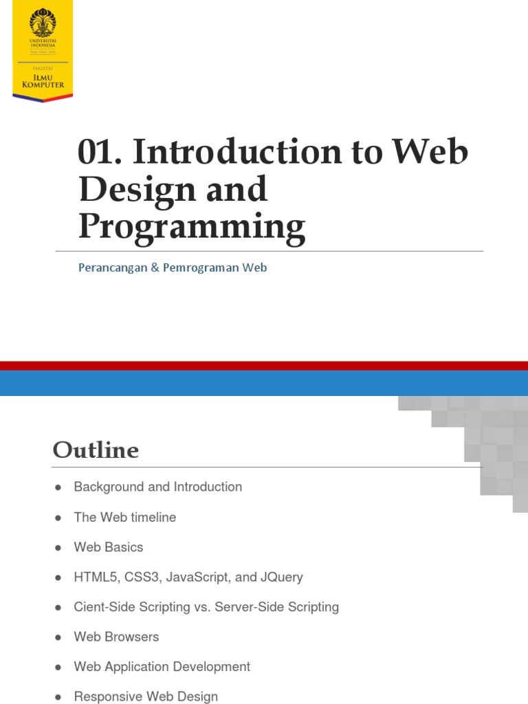 Introduction To Web Design and Programming | PDF | Dynamic Web Page ...