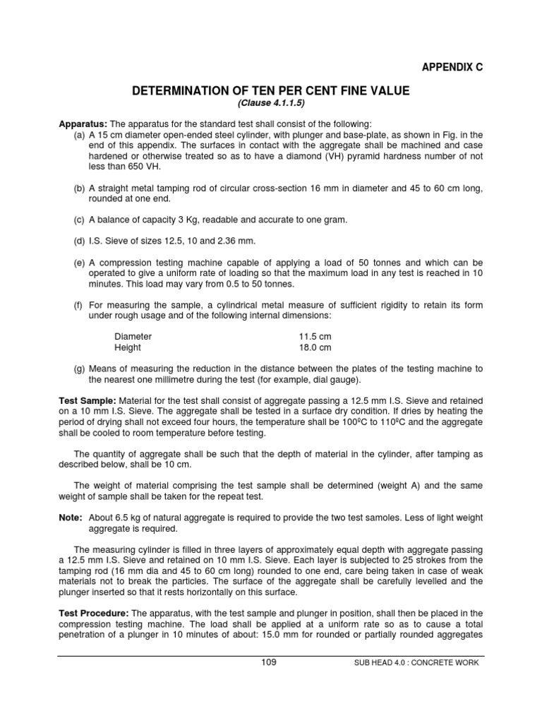 Civil Work Specification Part 13 | PDF | Construction Aggregate | Concrete