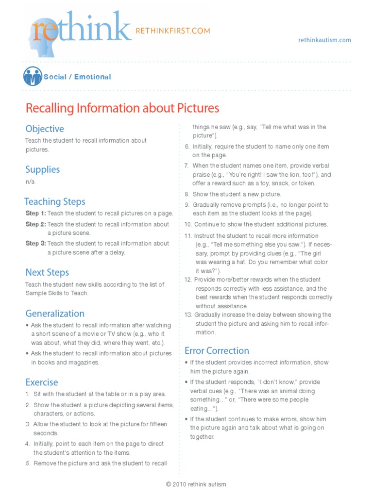 Rethink Lesson | PDF | Cognitive Science | Behavior Modification