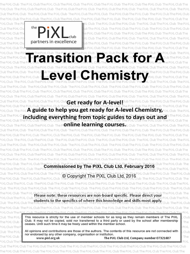 Chemistry A Level 1 | PDF | Redox | Titration