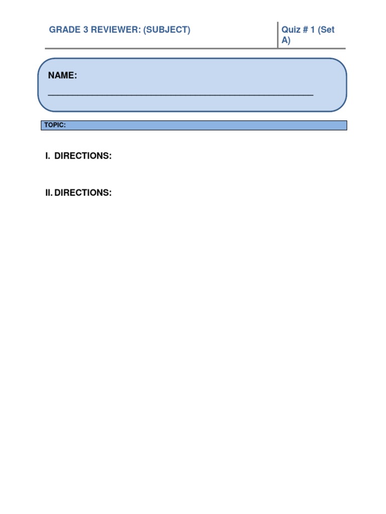 Reviewer Format | PDF