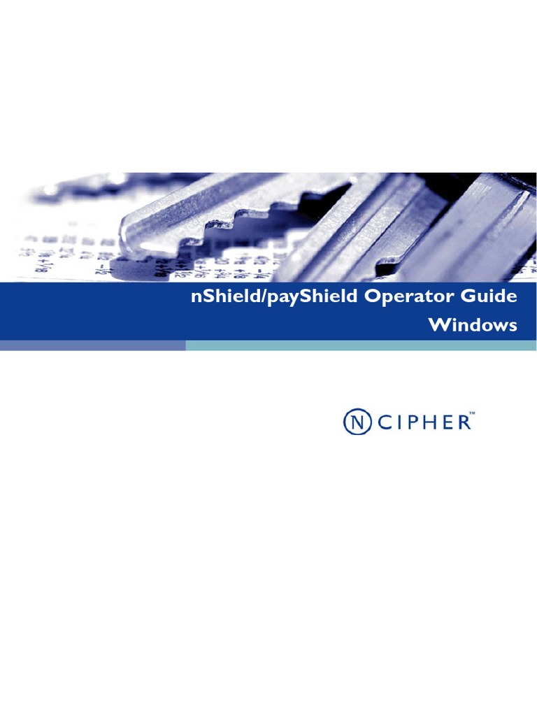 NShield Operator | PDF | Encryption | Key (Cryptography)
