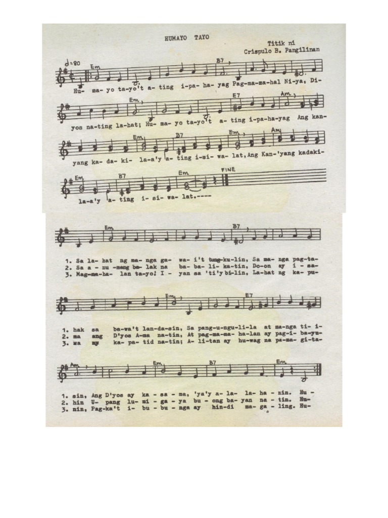 Humayo Tayo PDF | PDF